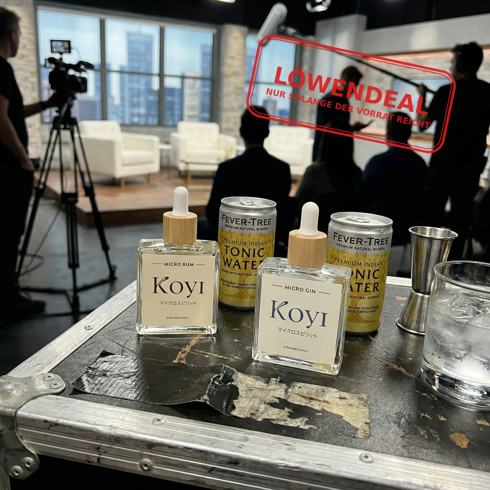 KOYI Micro Spirits – 3-5 Dashes Only | Hochkonzentrierte Gin- & Rum ...